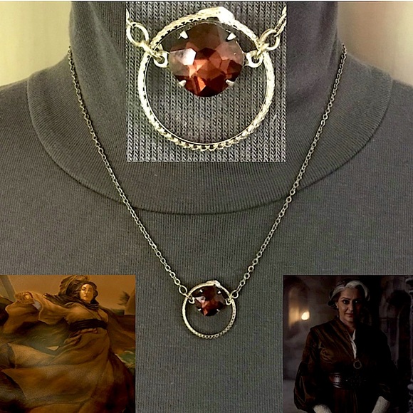 Hand Crafted | Jewelry | Verins Necklace Wheel Of Time Aes Sedai Brown ...